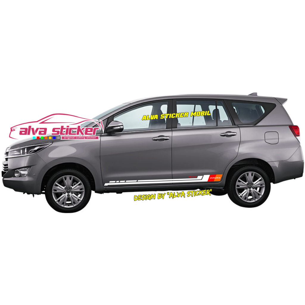 Jual new sticker innova stiker innova reborn list cutting stiker ...
