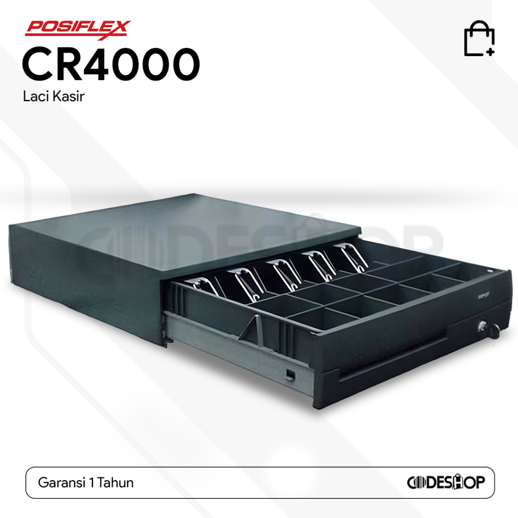 Jual CASH DRAWER - LACI UANG - POSIFLEX CR4000 - POSIFLEX CR 4000 RJ11 ...