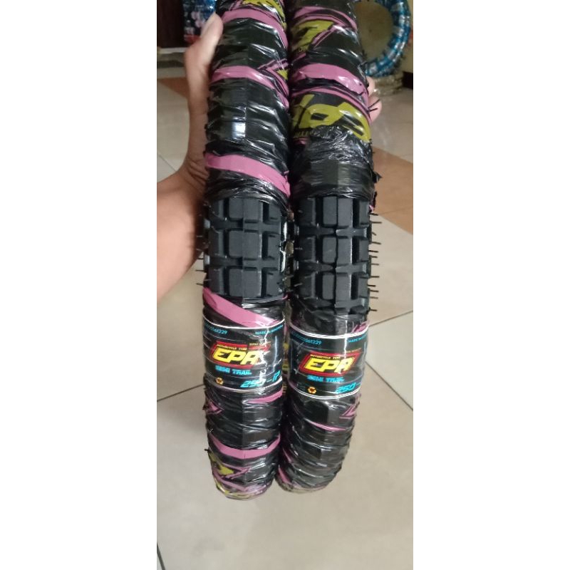 Jual BAN MOTOR BEBEK SEMI TRAIL Ukuran 250-17 Cocok buat Motor Supra ...