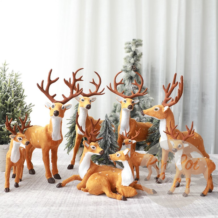 Jual Patung Rusa Hiasan Natal Christmas Dekorasi Natal Pohon Natal ...