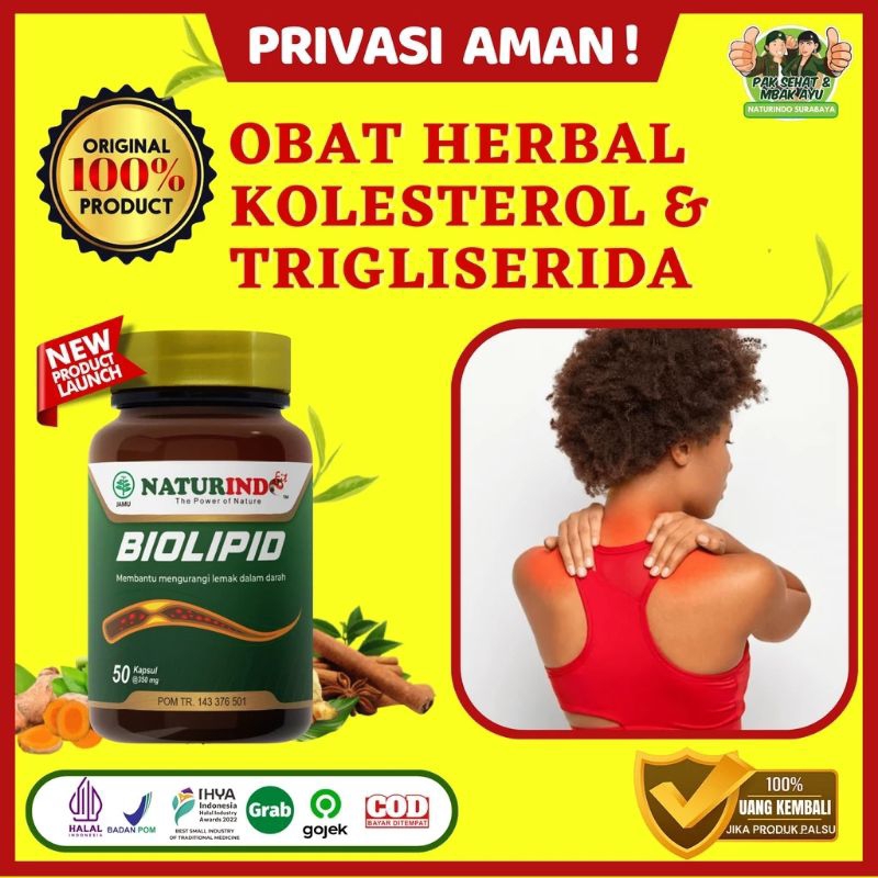 Jual Biolipid (Obat herbal untuk kolesterol dan Darah tinggi) | Shopee ...
