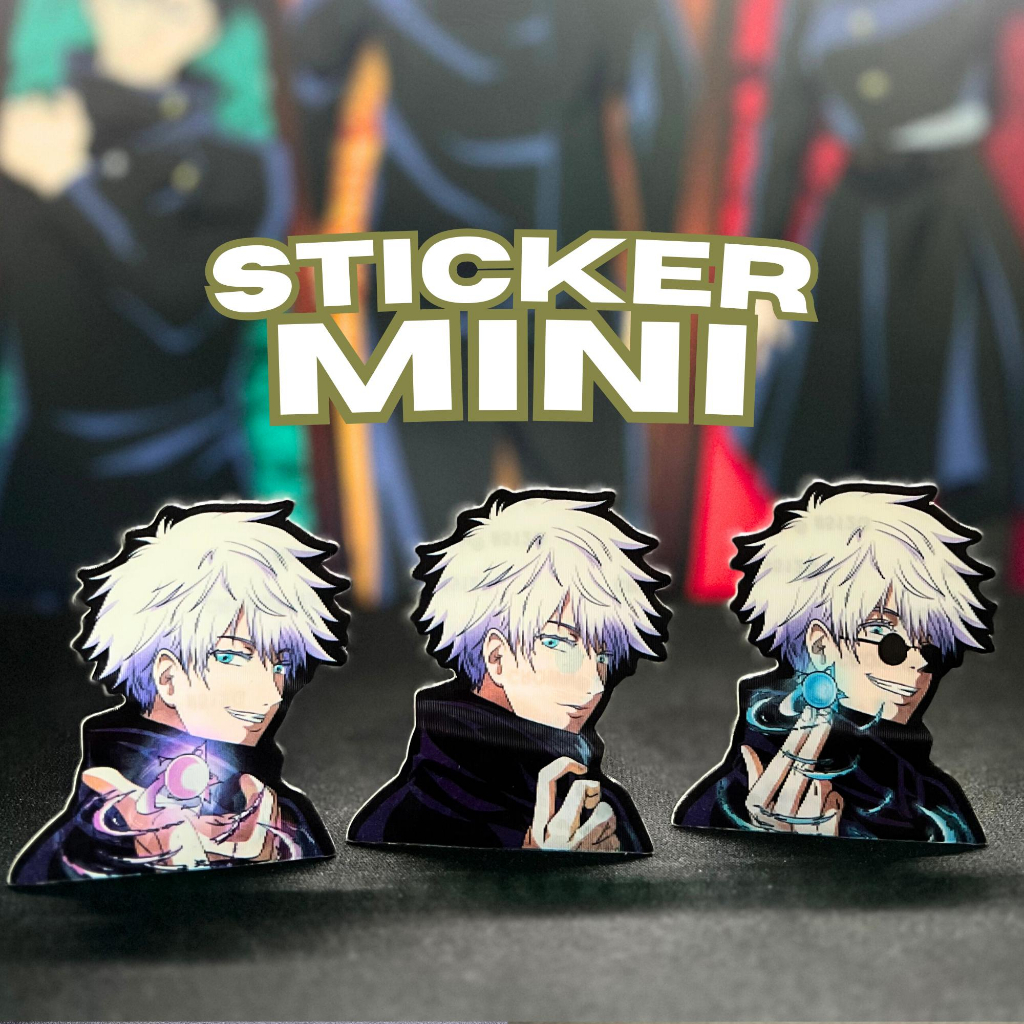 Jual MINI SENPAI STICKER Stiker Anime 3D KECIL TER MURAH | Levi Makima ...