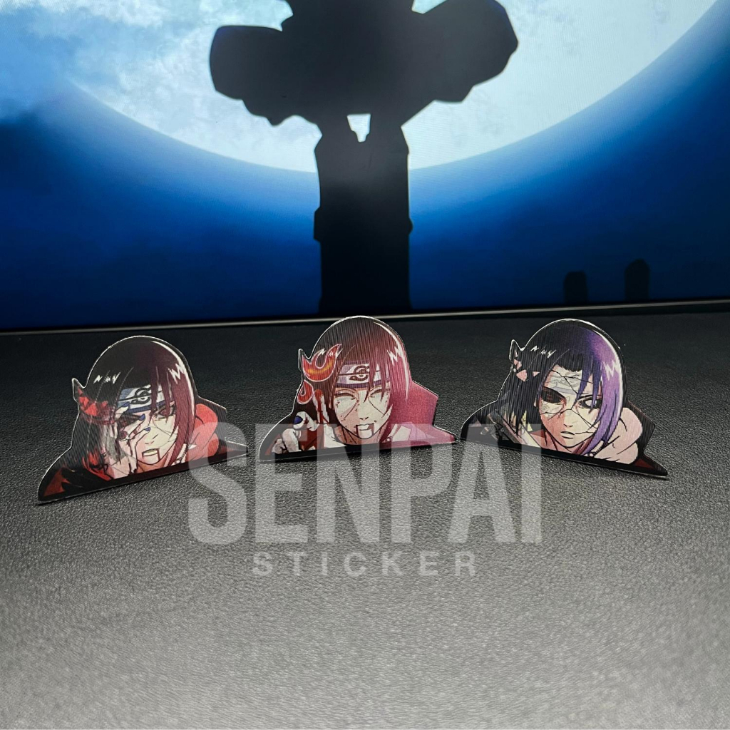 Jual MINI SENPAI STICKER Stiker Anime 3D KECIL TER MURAH | Levi Makima ...
