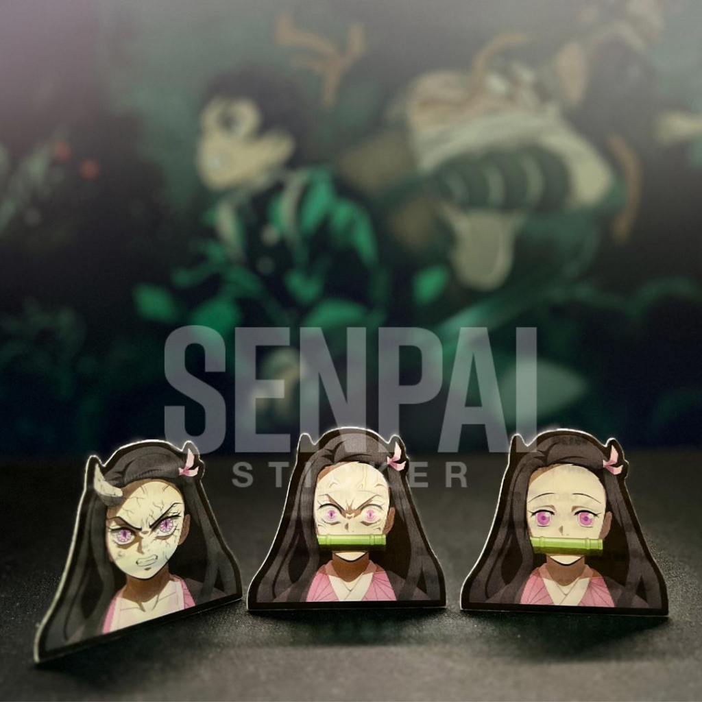 Jual MINI SENPAI STICKER Stiker Anime 3D KECIL TER MURAH | Levi Makima ...