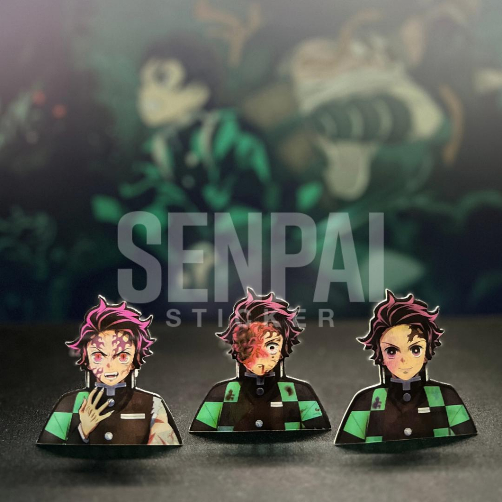 Jual MINI SENPAI STICKER Stiker Anime 3D KECIL TER MURAH | Levi Makima ...