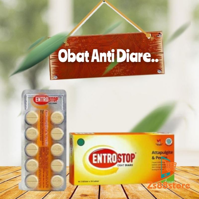 Jual ENTROSTOP Obat Antidiare @10 Tablet & 20 Tablet | Shopee Indonesia
