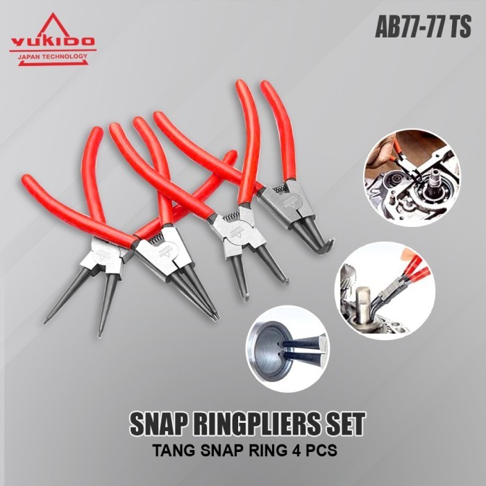 Jual Transformer 4pcs Circlip Pliers Pliers Set Tang Snap ring SET ...
