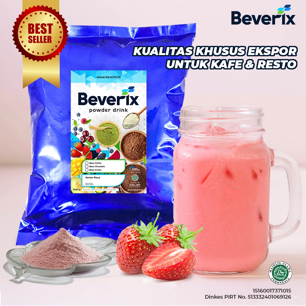 Jual BUBUK MINUMAN ES BOBA/BUBBLE TEA PREMIUM BEVERIX POWDER DRINK ...