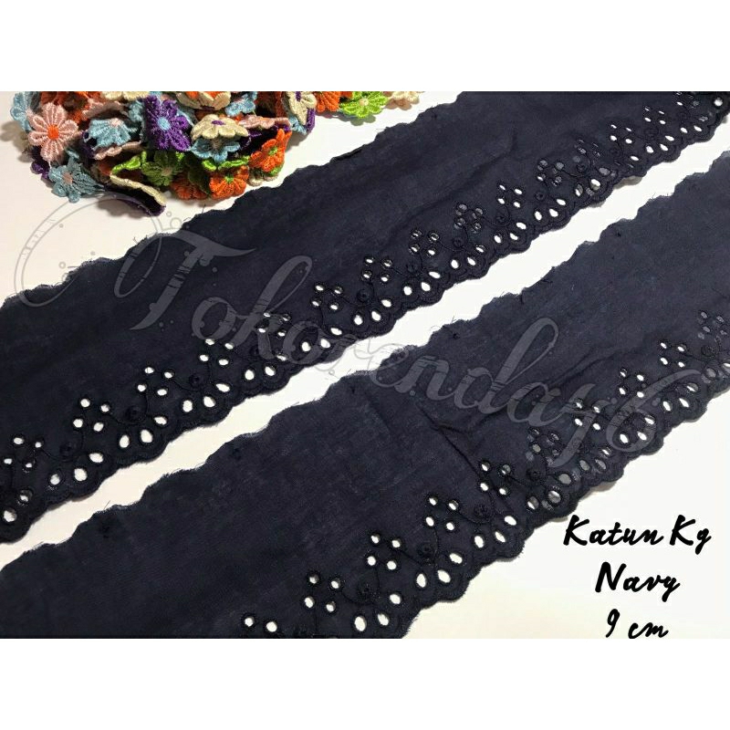 Jual Renda Katun All Varian / 15 Yard / Per-line | Shopee Indonesia