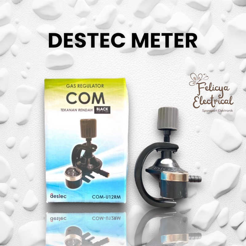 Jual REGULATOR DESTEC METER/NON METER COM-U12R BLACK EDITION | Shopee ...