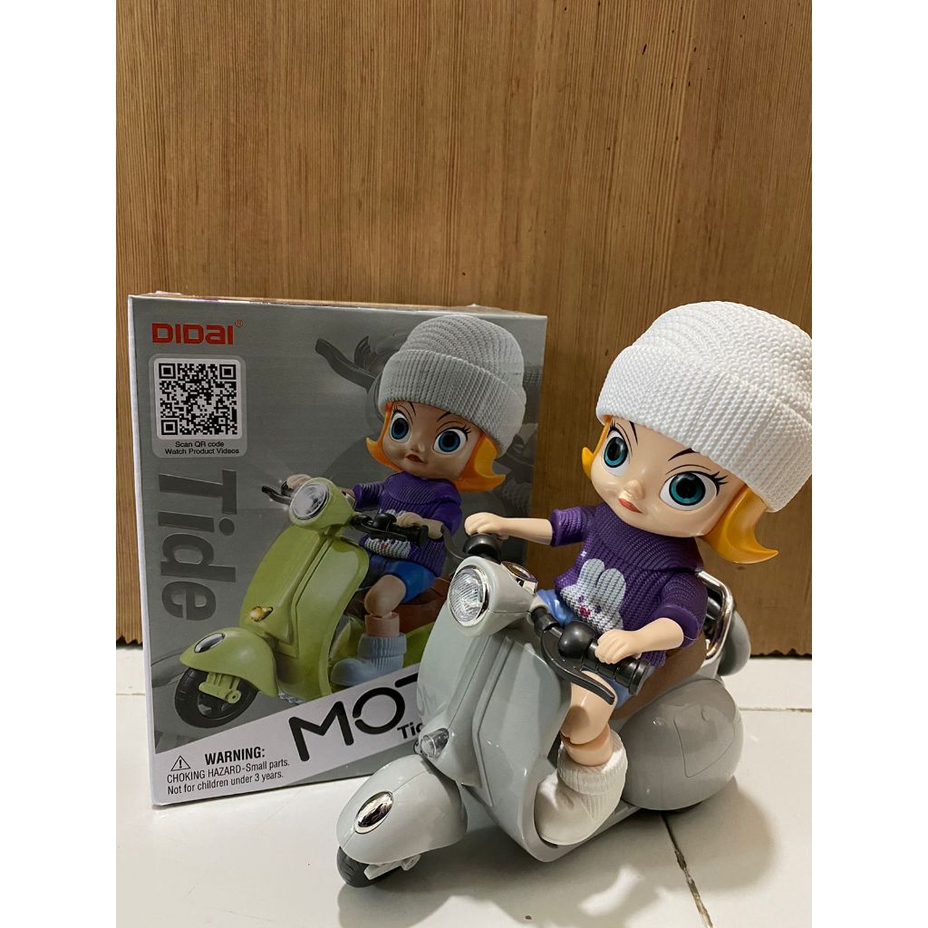Jual MAINAN ROBOT BICYCLE ANAK MOTOR VESPA/ MOTOR TIDE FLOW CAR ...