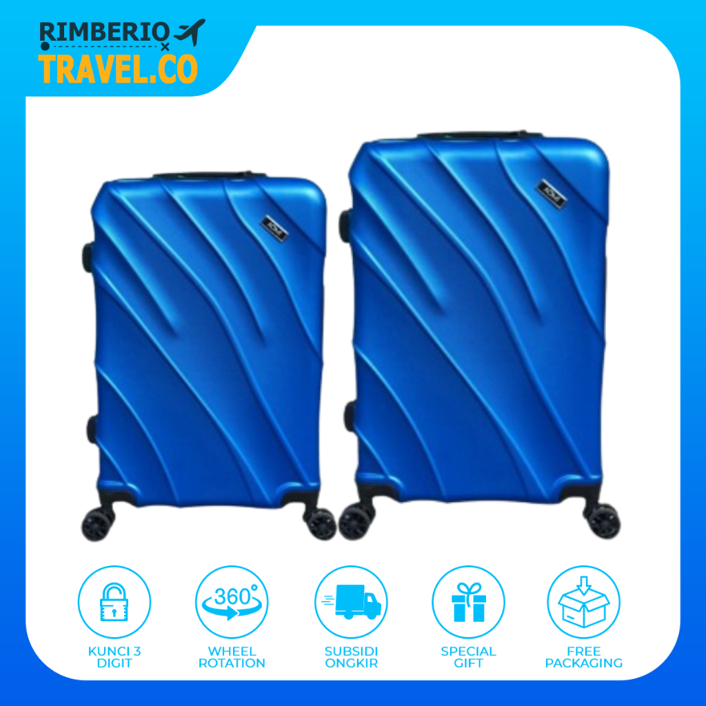 Jual RIMBERIO | Koper 24 inch Koper 20inch 2 Motif 201 Rekomendasi ...