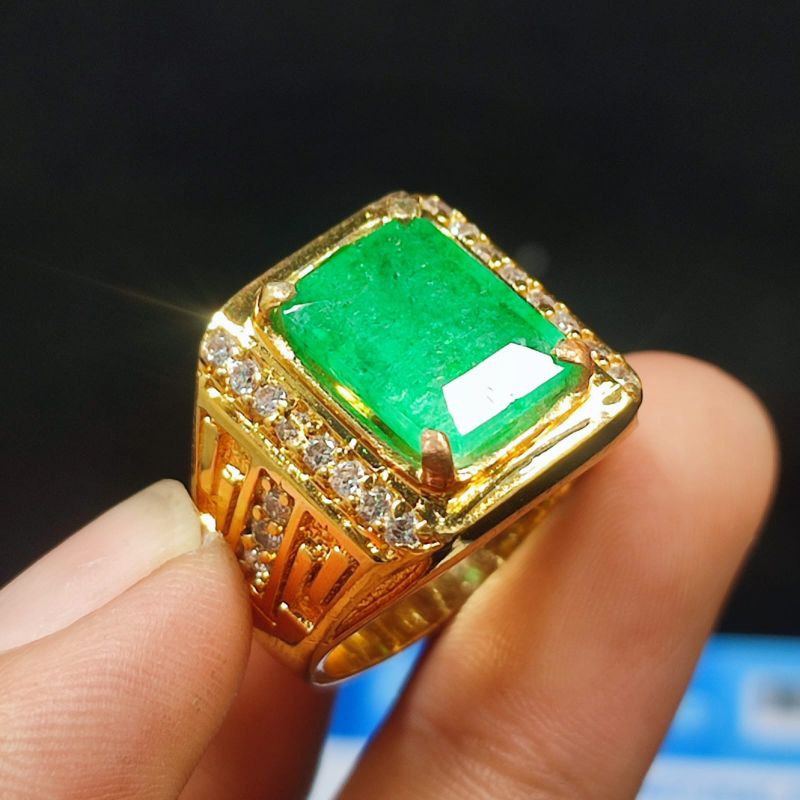 Jual TOP QUALITY! BATU ZAMBRUD COLOMBIA ASLI NATURAL LENGKAP DENGAN ...