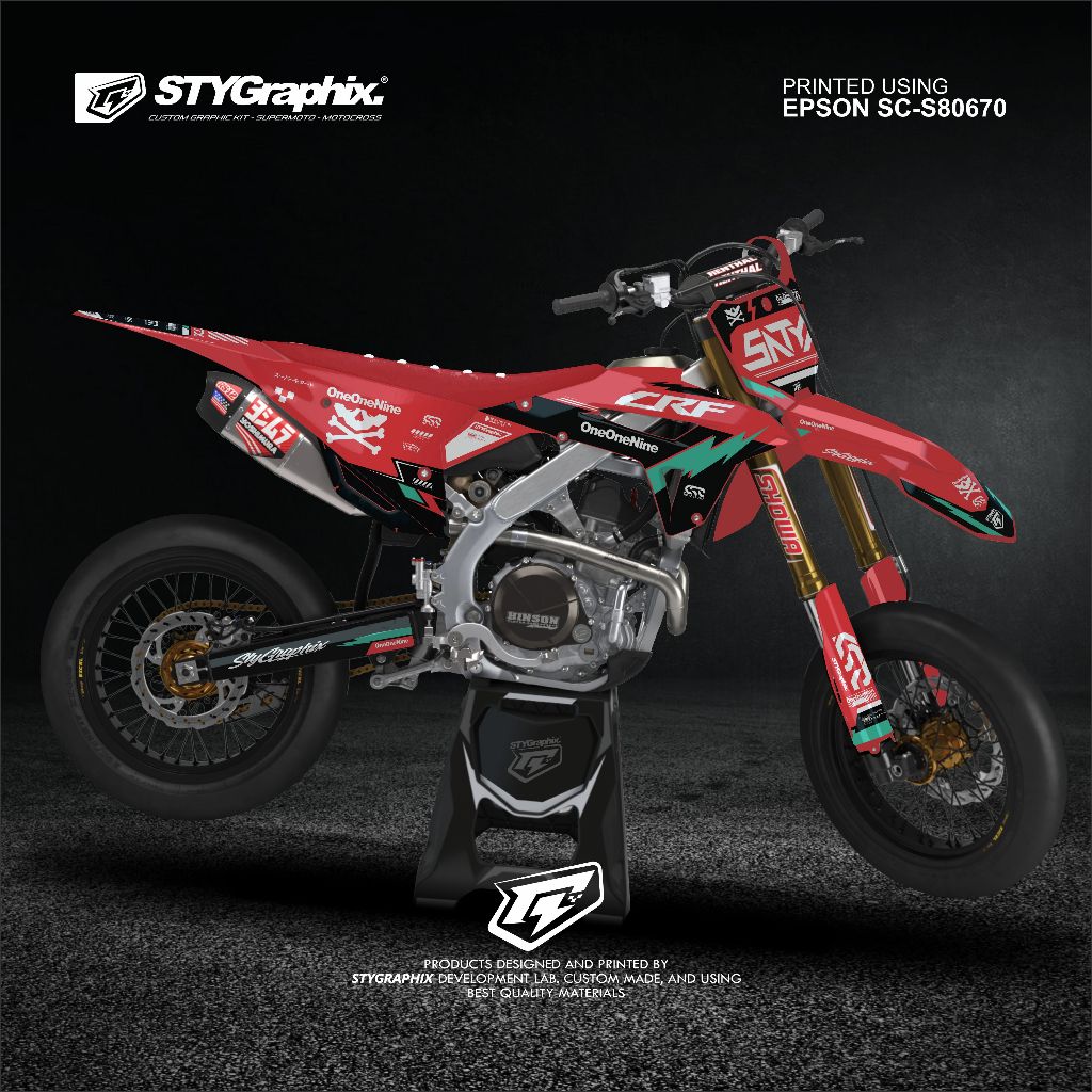 Jual DECAL CRF ONE NINE NINE CUSTOM DESAIN | Shopee Indonesia