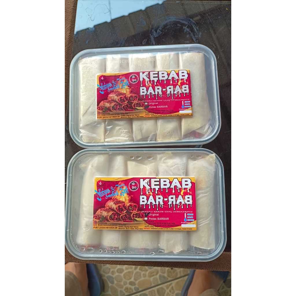 Jual BARBAR Kebab Frozen Isi 10 - Makanan Beku Murah | Shopee Indonesia
