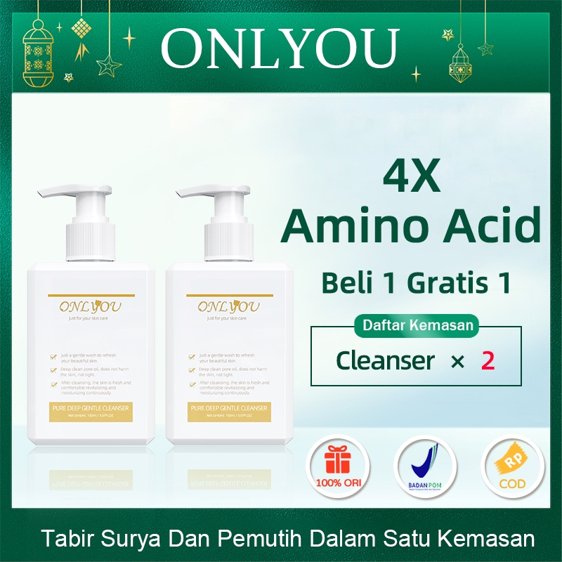 Jual ONLYOU Beli 1 Gratis 1 Amino Facial Wash/Anti Oil Control ...