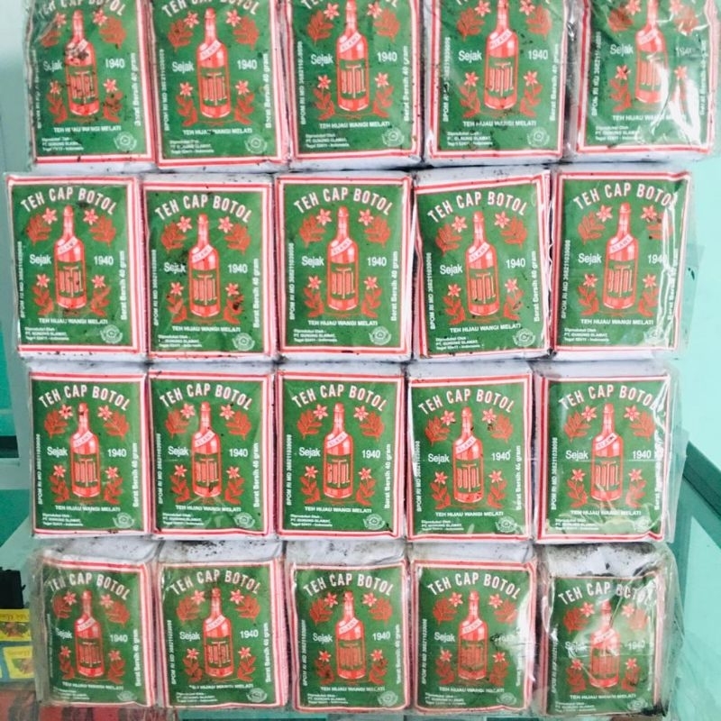 Jual teh botol hijau tubruk 10 x 40 gram | Shopee Indonesia