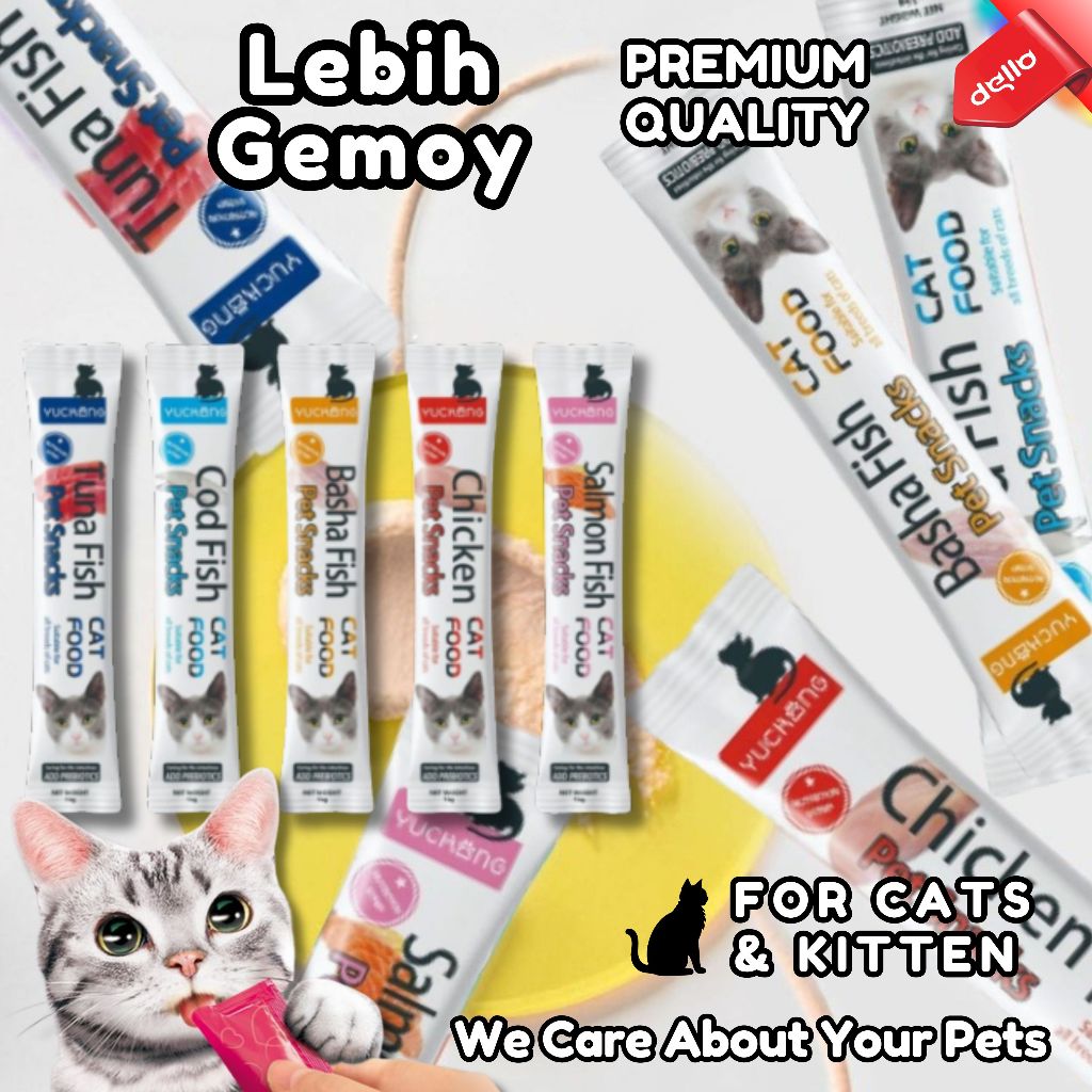 Jual Cat Snack Kucing Yuchong Creamy | Snack Cemilan Kucing Cream ...
