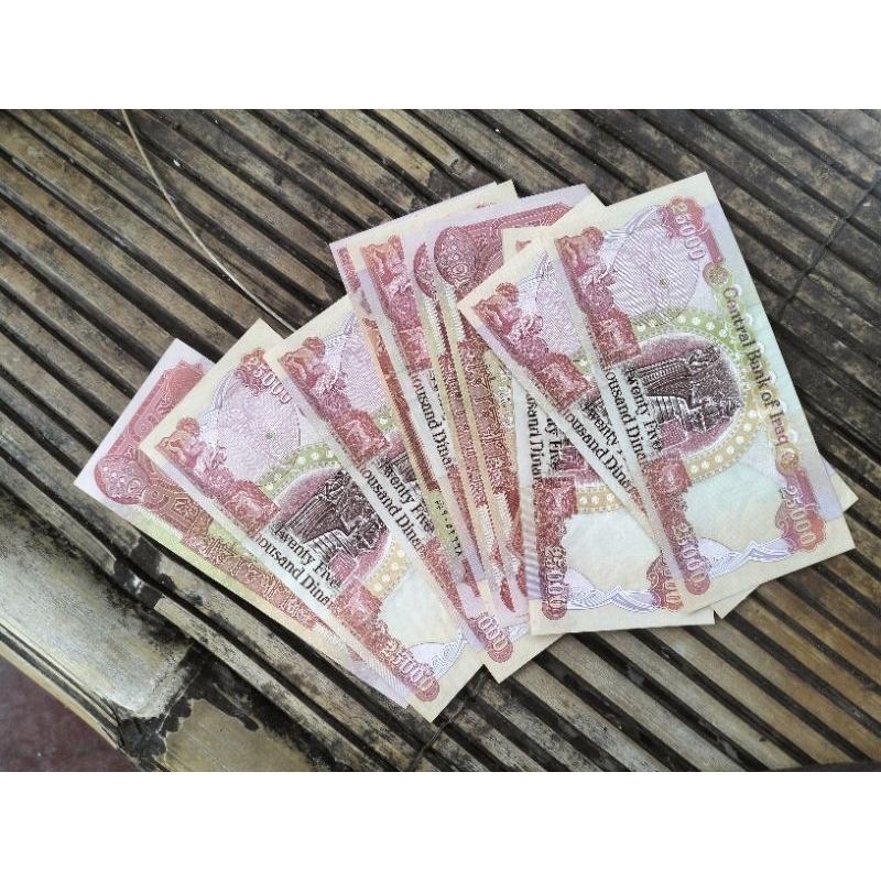 Jual uang Dinar Iraq 25000 | Shopee Indonesia