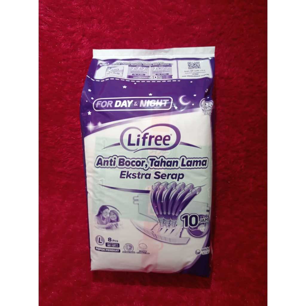 Jual Popok Dewasa Lifree Perekat E-Pack - Ukuran L | Shopee Indonesia