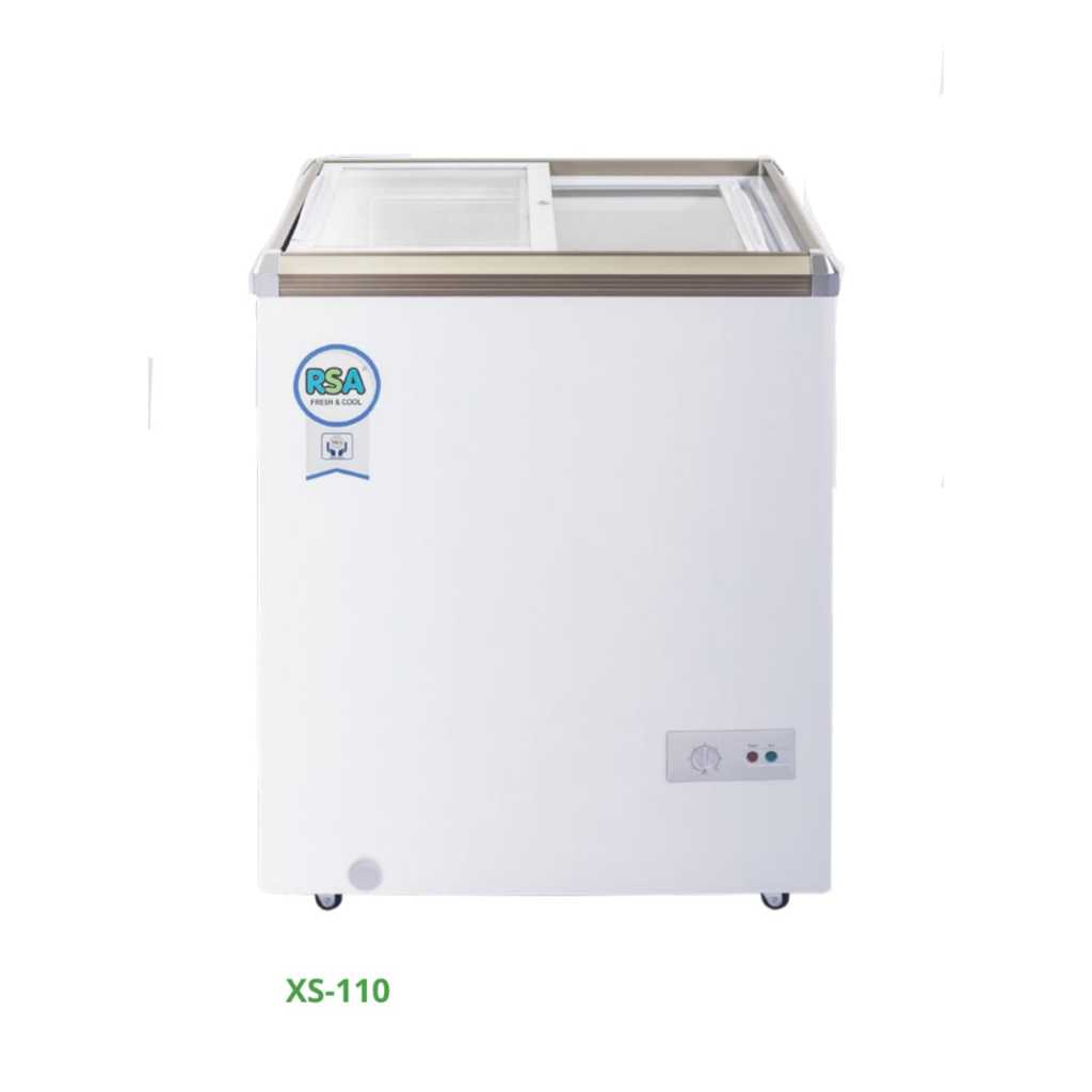 Jual RSA Sliding Flat Glass Freezer XS 110 | freezer Box | kaca geser ...
