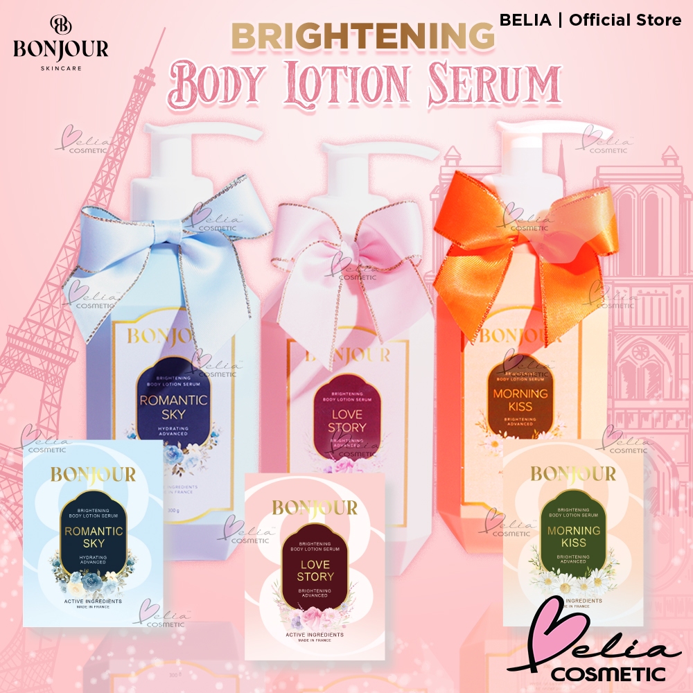 Jual BELIA BONJOUR Brightening Body Lotion Serum 300g | Brightening ...