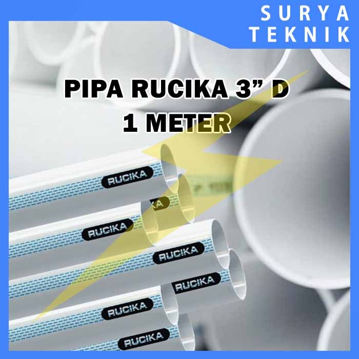 Jual Pipa Rucika 3" D 1 Meter | Shopee Indonesia