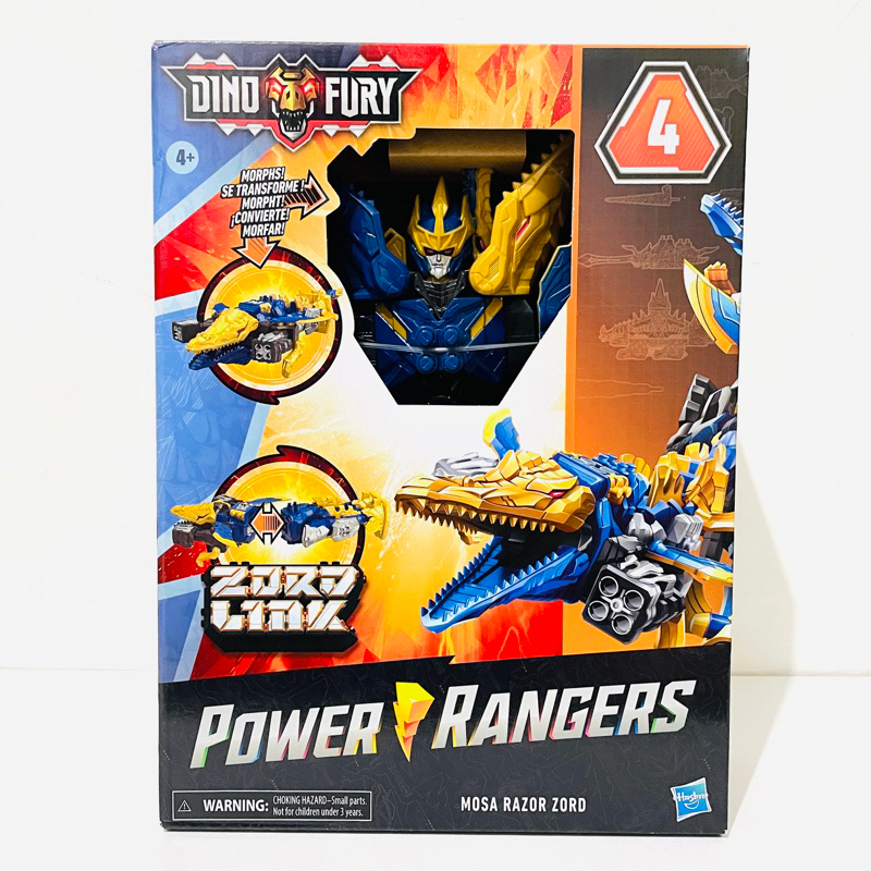 Jual Power Rangers Dino Fury Megazord Zord Link Mosa Razor Zord ...
