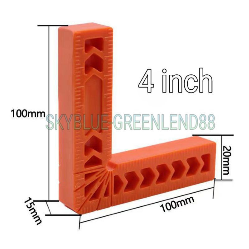 Jual Alat Siku Balok 4 Inch Corner Clamp Penjepit Sudut Kayu 90 Derajat ...
