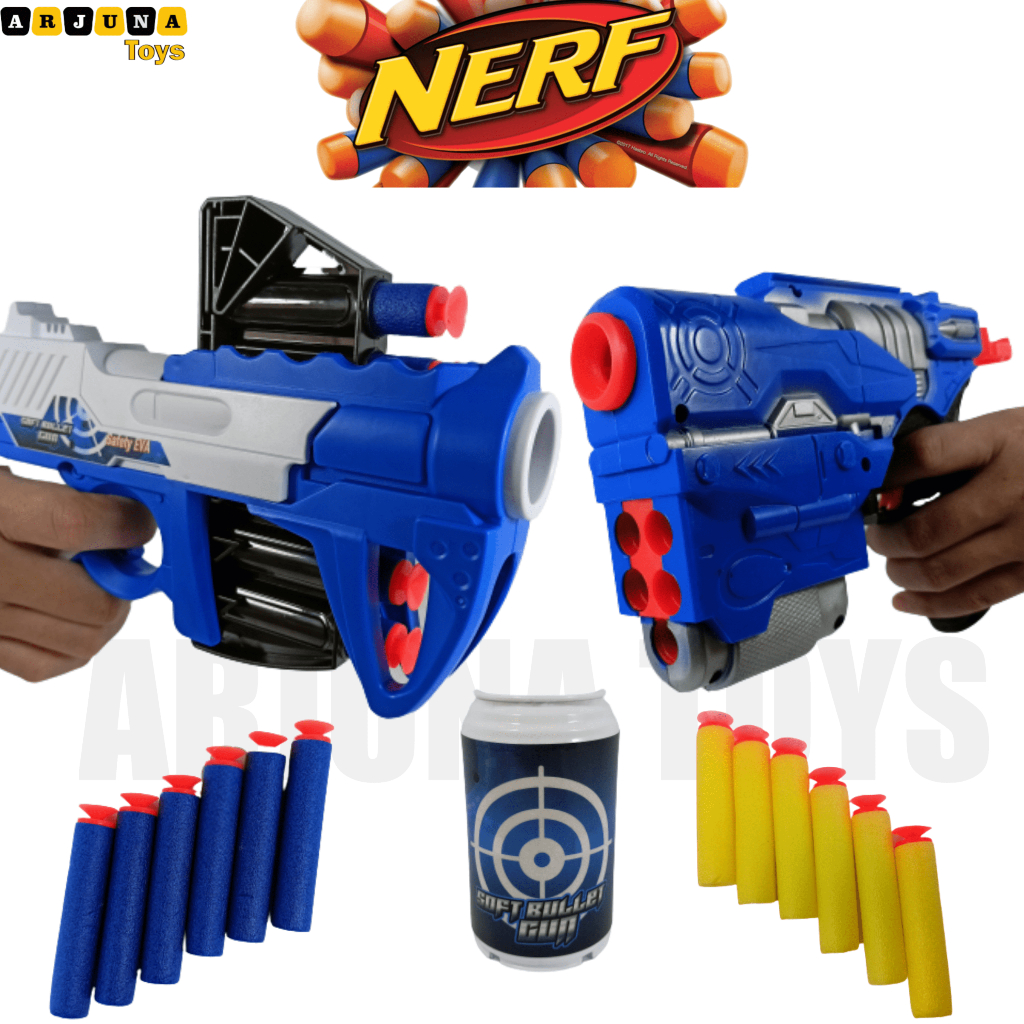Jual Mainan Pistol Tembakan Soft Gun Dengan Peluru Busa | Shopee Indonesia