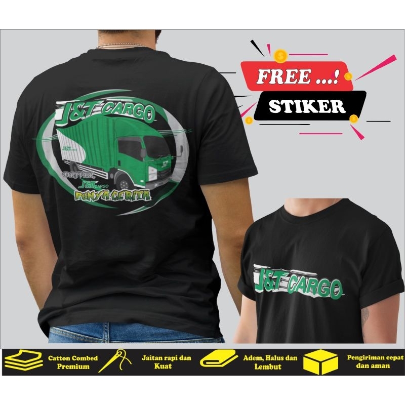 Jual Kaos Pria Keren Driver JNT Cargo Terbaru Lengan Panjang dan Pendek ...
