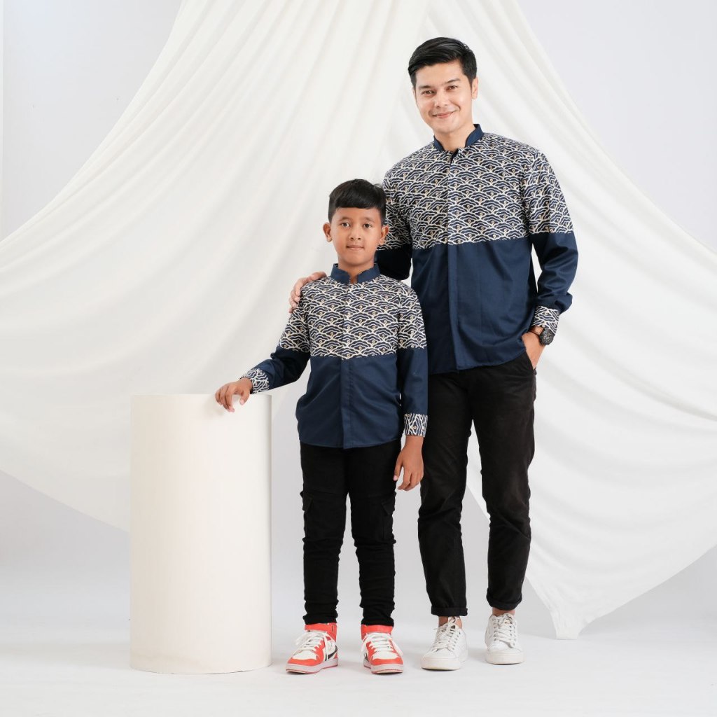 Jual SULAIMAN SERIES baju koko muslim couple ayah dan anak - baju koko dewasa - baju koko jumbo ...