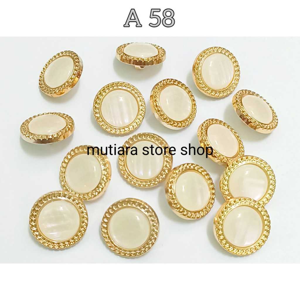 Jual Isi 400/200 Pcs Kancing Baju Mutiara Gerigi A 58 ( Grosir ...