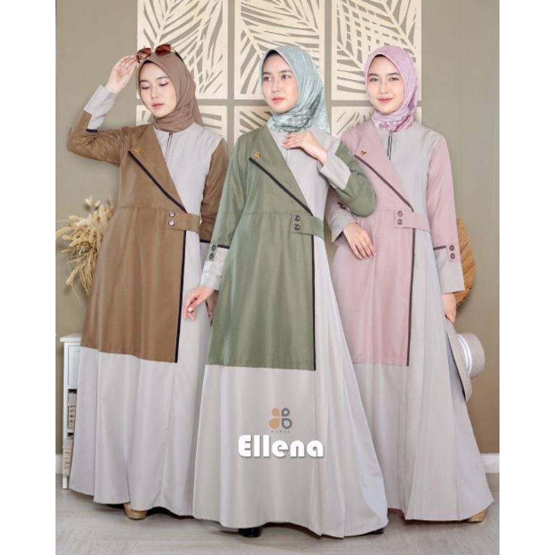 Jual ELLENA New series by NUBUA Espresso Blossom Sage | Shopee Indonesia