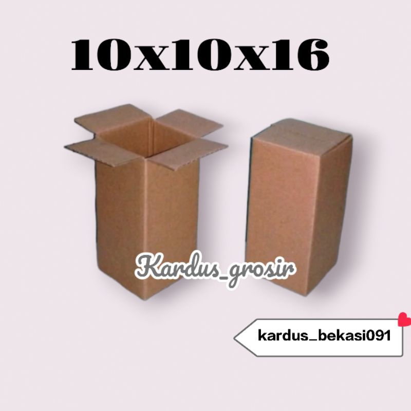 Jual kardus box 10x10x16 | Shopee Indonesia