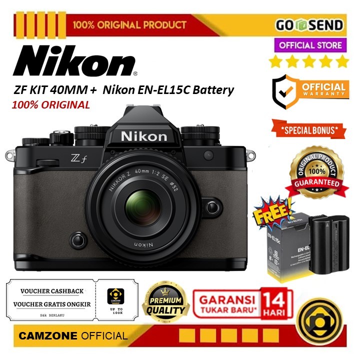 Jual Nikon ZF Kit 40mm F2 SE Kamera Mirrorless Z F Camera ZF Garansi ...