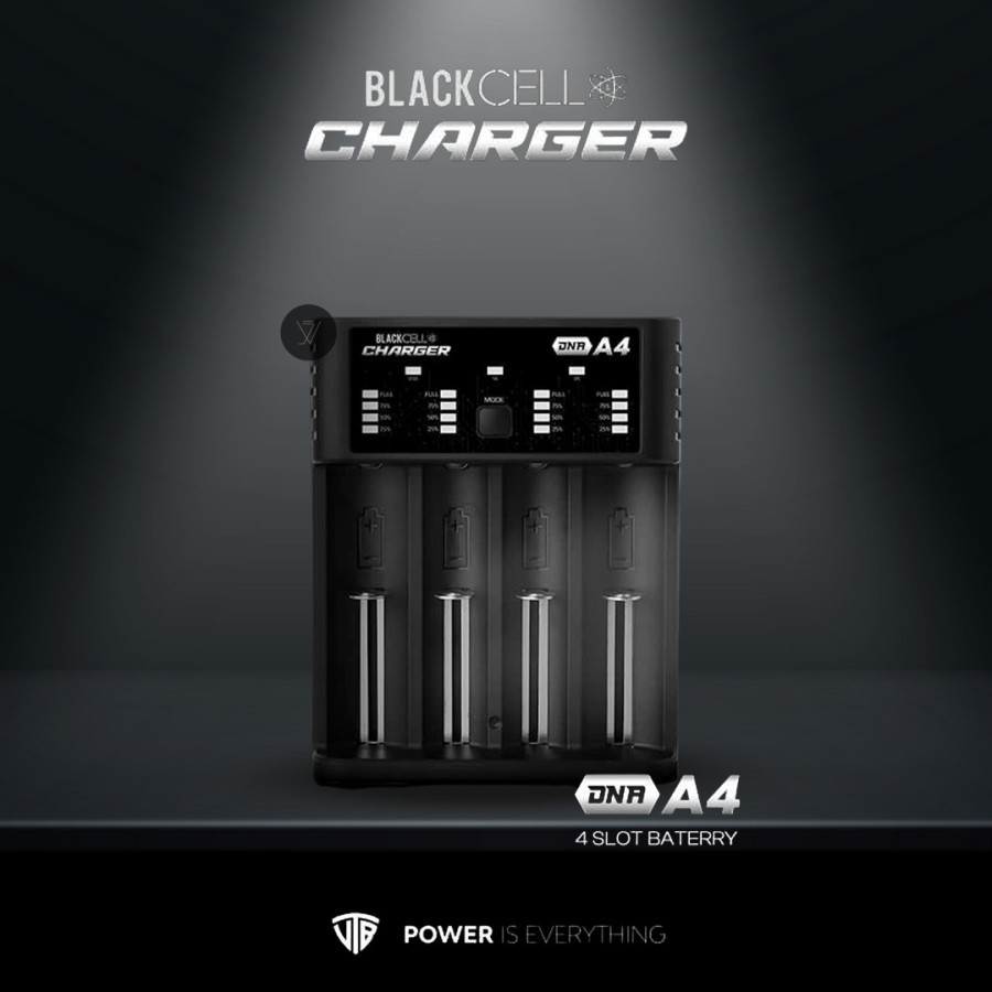 Jual Charger Blackcell DNA A4 4 Slot Battery Charger Authentic | Shopee ...