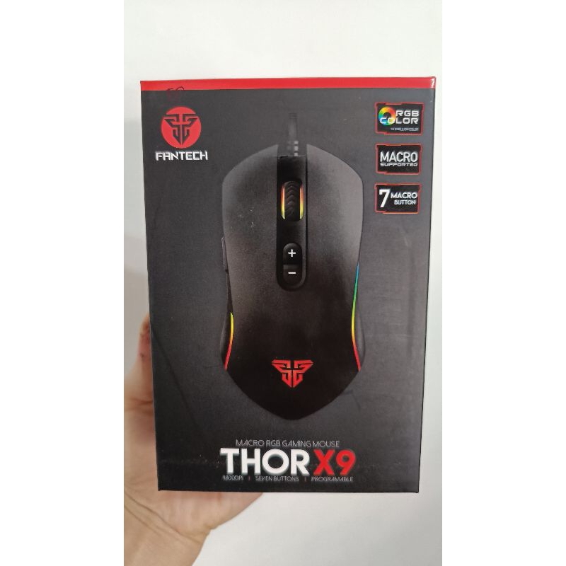 Jual MOUSE GAMING FANTECH THOR X9 RGB | Shopee Indonesia