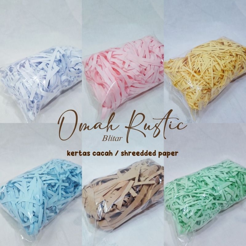 Jual KERTAS CACAH / SHREDDED PAPER / KADO FILLER / ISI GIFT BOX ...