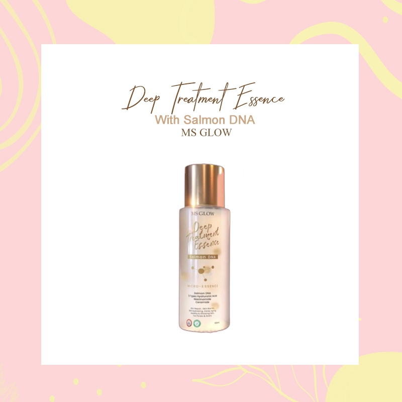 Jual DEEP TREATMENT ESSENCE WITH SALMON DNA MSGLOW MS GLOW ORIGINAL NEW ...