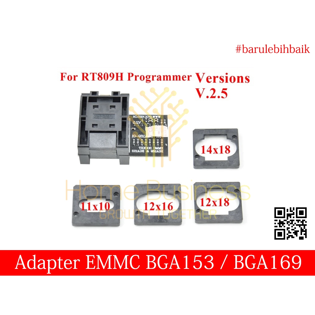 Jual Adapter Jepitan Socket Soket IC Bios EMMC HP Handphone BGA153 BGA ...