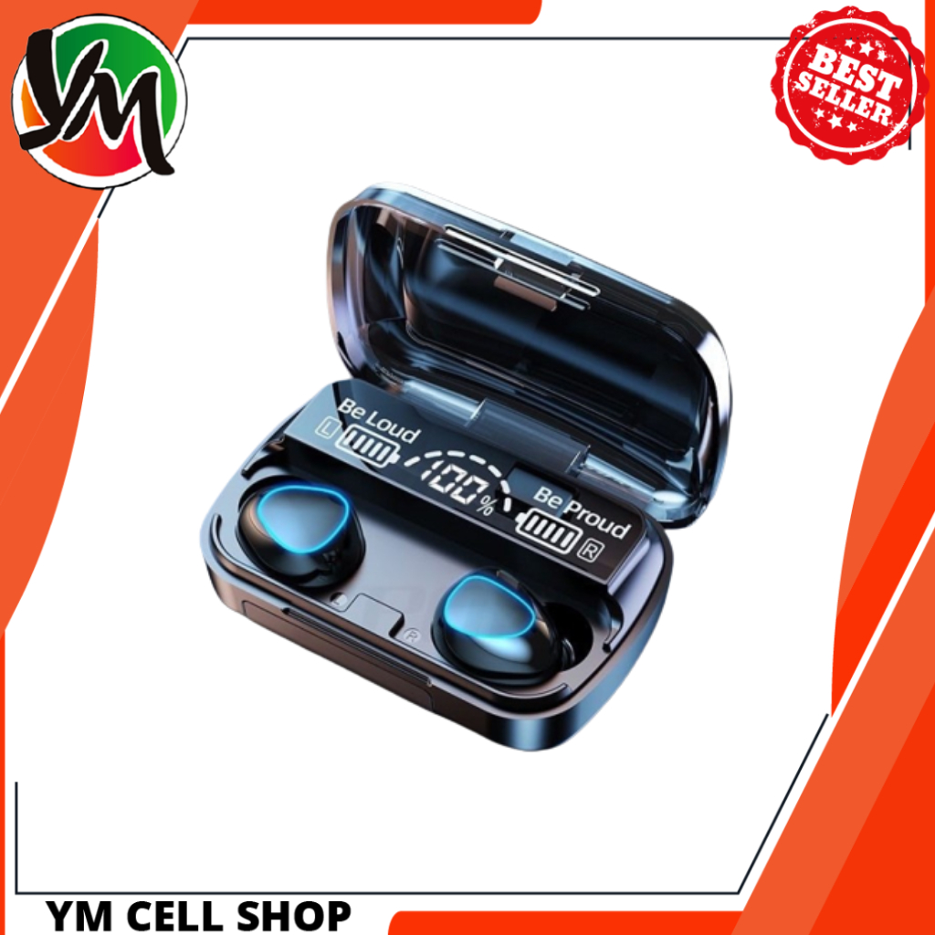 Jual Handsfree Bluetooth TWS DAMIX M10 Digital Indicator V5.1 Wireless ...