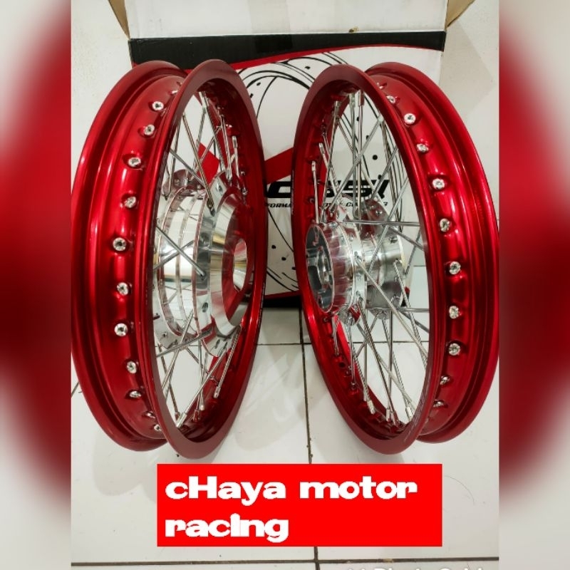 Jual Velg Motor Vario / Beat / Scoopy/ Genio / tromol set jari velg ...