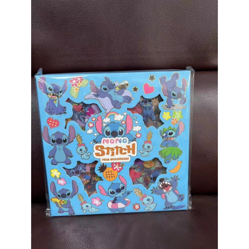Jual Sticker Nono Stitch / Stiker Box Besar Waterproof Isi 100 lembar ...