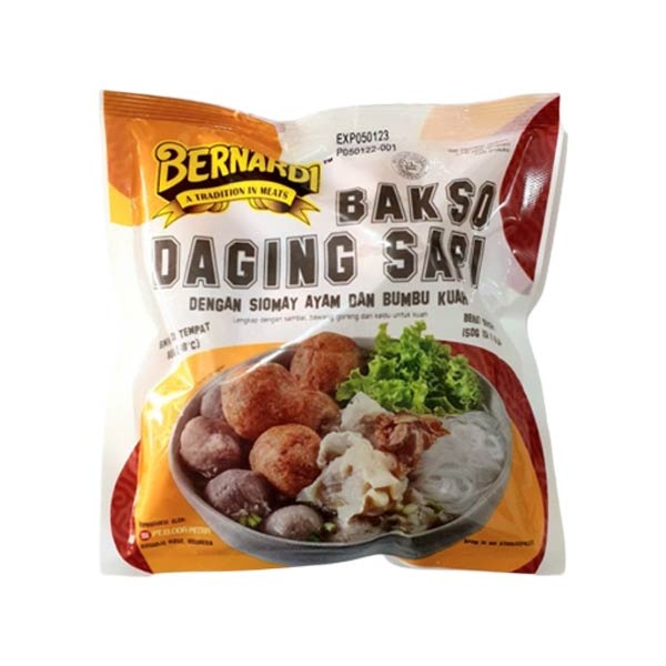 Jual BAKSO DAGING CAMPUR BERNARDI BASO SAPI INSTAN MIX 8 PCS | Shopee ...