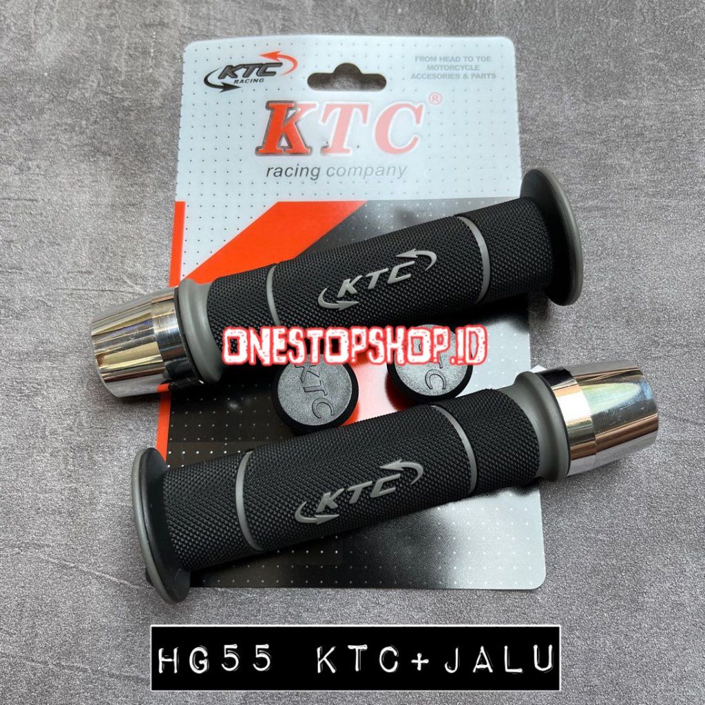 Jual Grip Handgrip KTC Racing ORI HG55 + Jalu Stang Model PCX Chrome ...