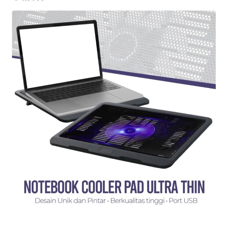 Jual Kipas Pendingin Notebook Cooler Pad Laptop Ultra Thin Radiator ...