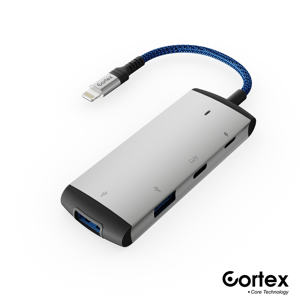 Jual Cortex Power - MH317 iPhone OTG HUB Lightning Adapter 4in1 TypeC / USB3.0 /Lightning Tipe C ...