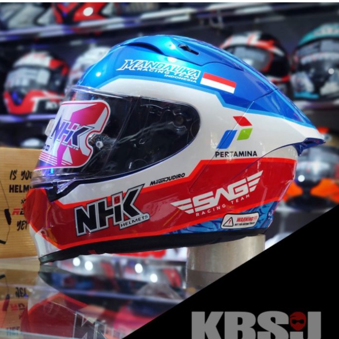 Jual HELM NHK GP R Tech Street MANDALIKA Helm Full Face nhk GPR ...