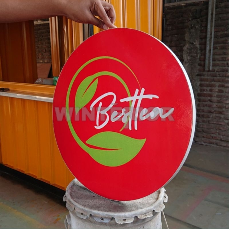 Jual LOGO / STICKER / STICKER GEROBAK/ LOGO BOOTH / LOGO BUNDAR BULAT ...